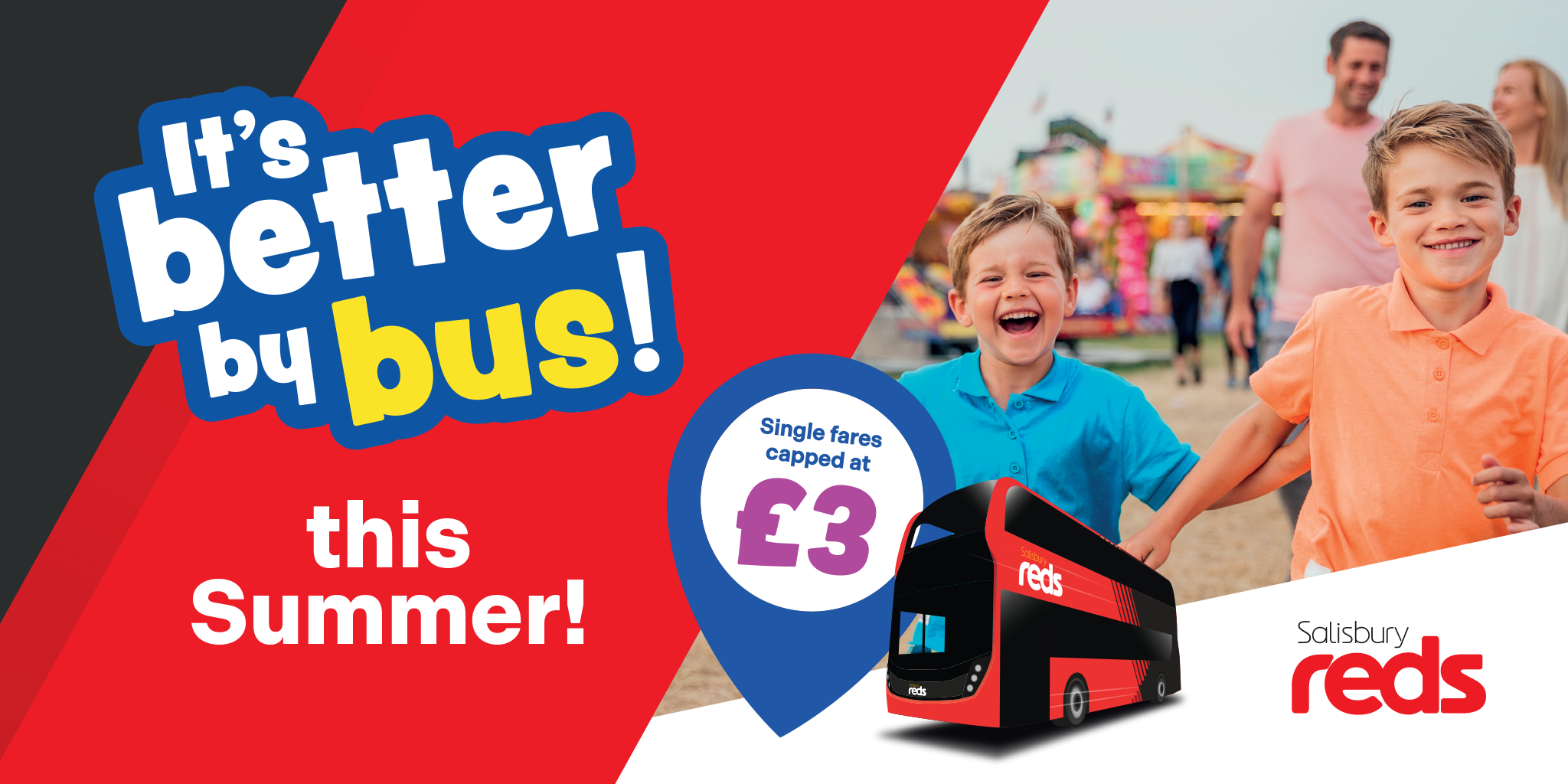 It's better by bus this summer! - Salisbury Reds